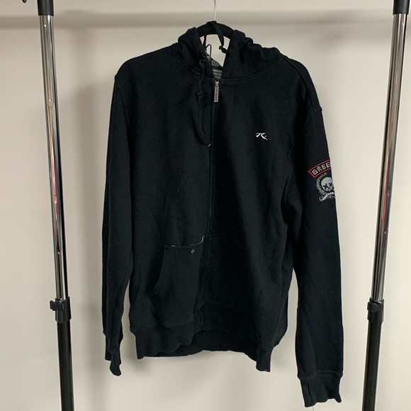 Rusty | Shirts | Vintage Rusty Green Day Hoodie With Headphones Size Xl ...